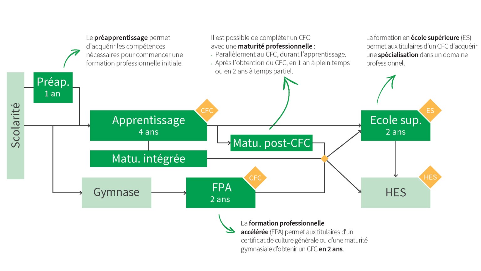Apprentissage en école de métiers - CPNV